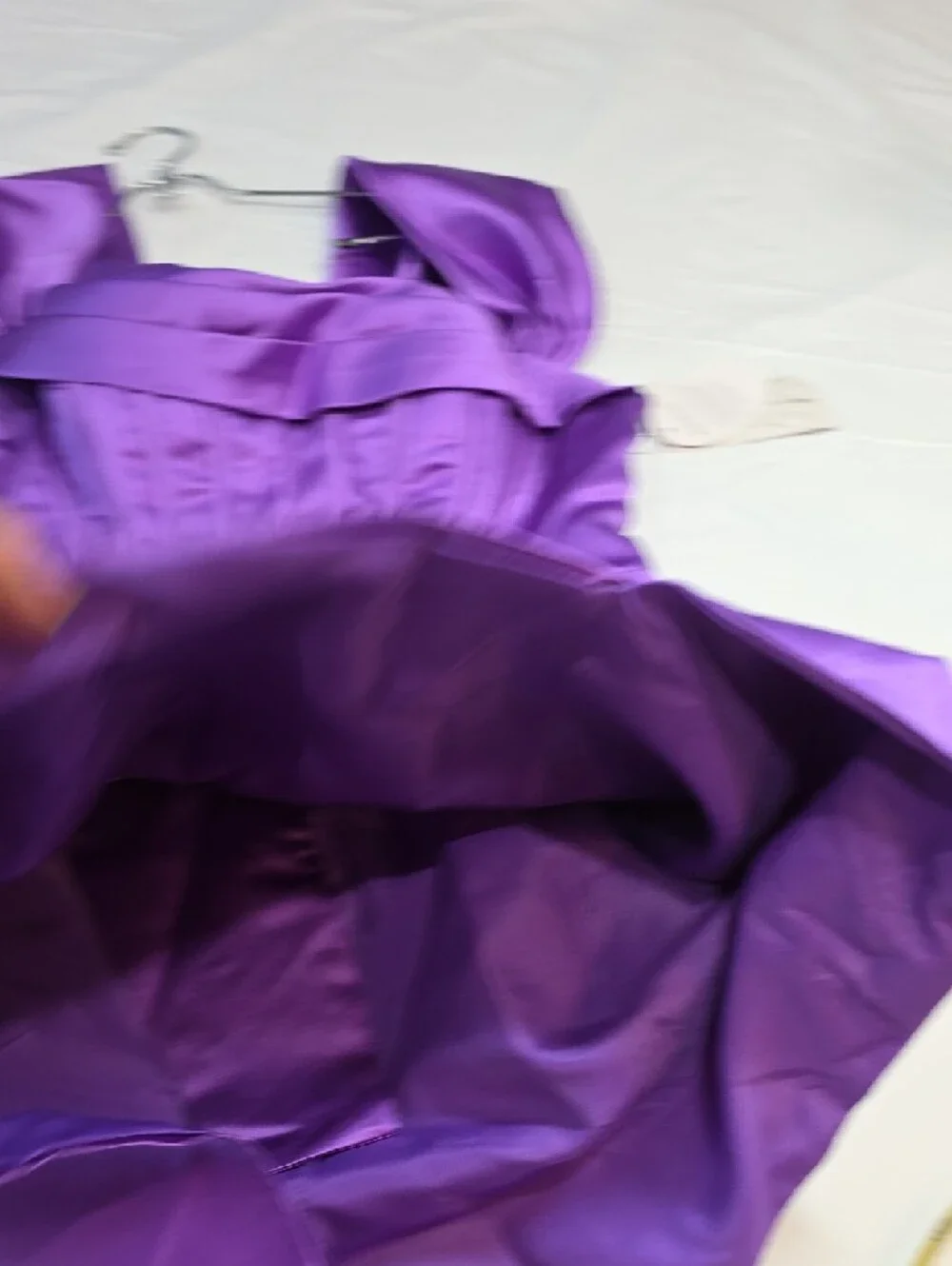 The Unbranded Brand | Dresses | Purple Satin Cocktail Dress Medium Semi ...